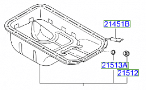 Picanto Oil Sump Pan and Sealant 2004-2011 - 582511H000 & 582521H000 ...