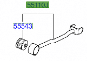 Sportage Rear Trailing Arm and Bush 2005-2010 - F1621ADE00CP - Kia ...