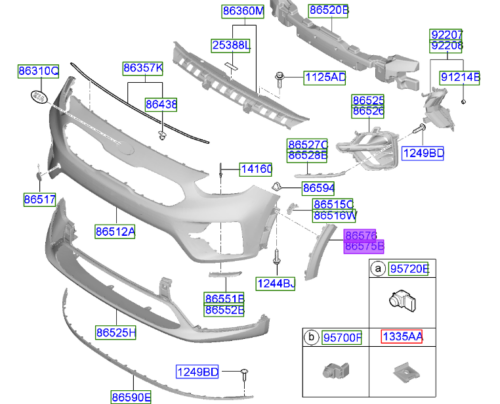Kia Niro 2016-2022 Front Bumper Side Trim | Kia Parts Direct