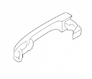 Kia Rio 2011-2017 External Door Handle | Kia Parts Direct