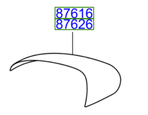 Kia Rio 2011-2017 Wing Mirror Cover - Kia Parts Direct