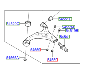 Kia Ceed 2006-2012 Front Wishbone | Kia Parts Direct
