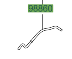 Kia Sportage 2010-2015 Rear Washer Jet - Kia Parts Direct